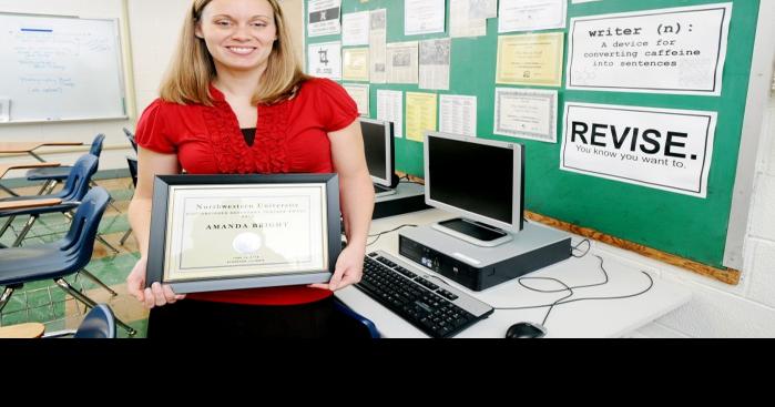 Northwestern honors Mattoon teacher