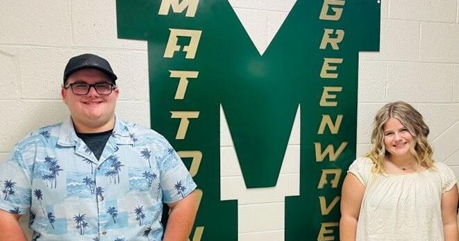 Mattoon Rotary honors Claire Hampton, Connor Weber