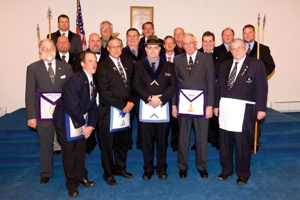 Charleston Masonic Lodge installs officers