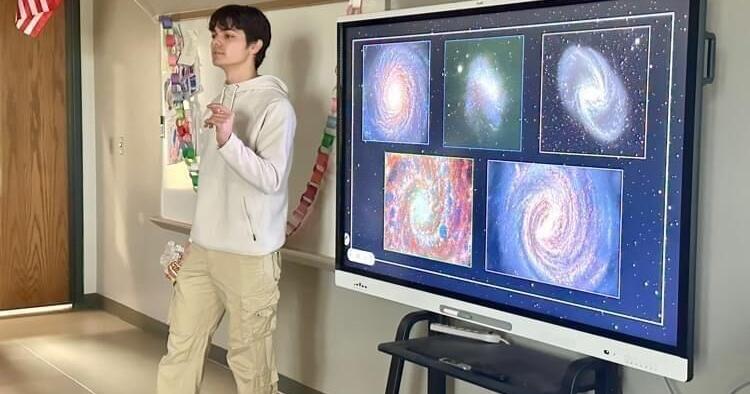Aspiring astrophysics professor shares his love of space