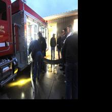 Burning of brush ignited storage building fire near Lake Paradise