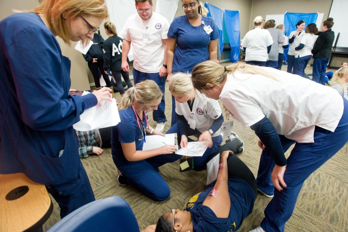 Nursing students get snapshot of 'chaos' in disaster exercise