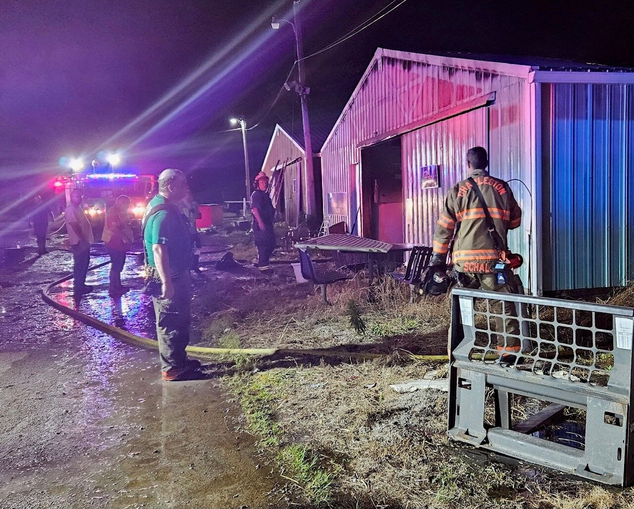 Bystanders come together to save horses from fire on Coles Co. Fairgrounds