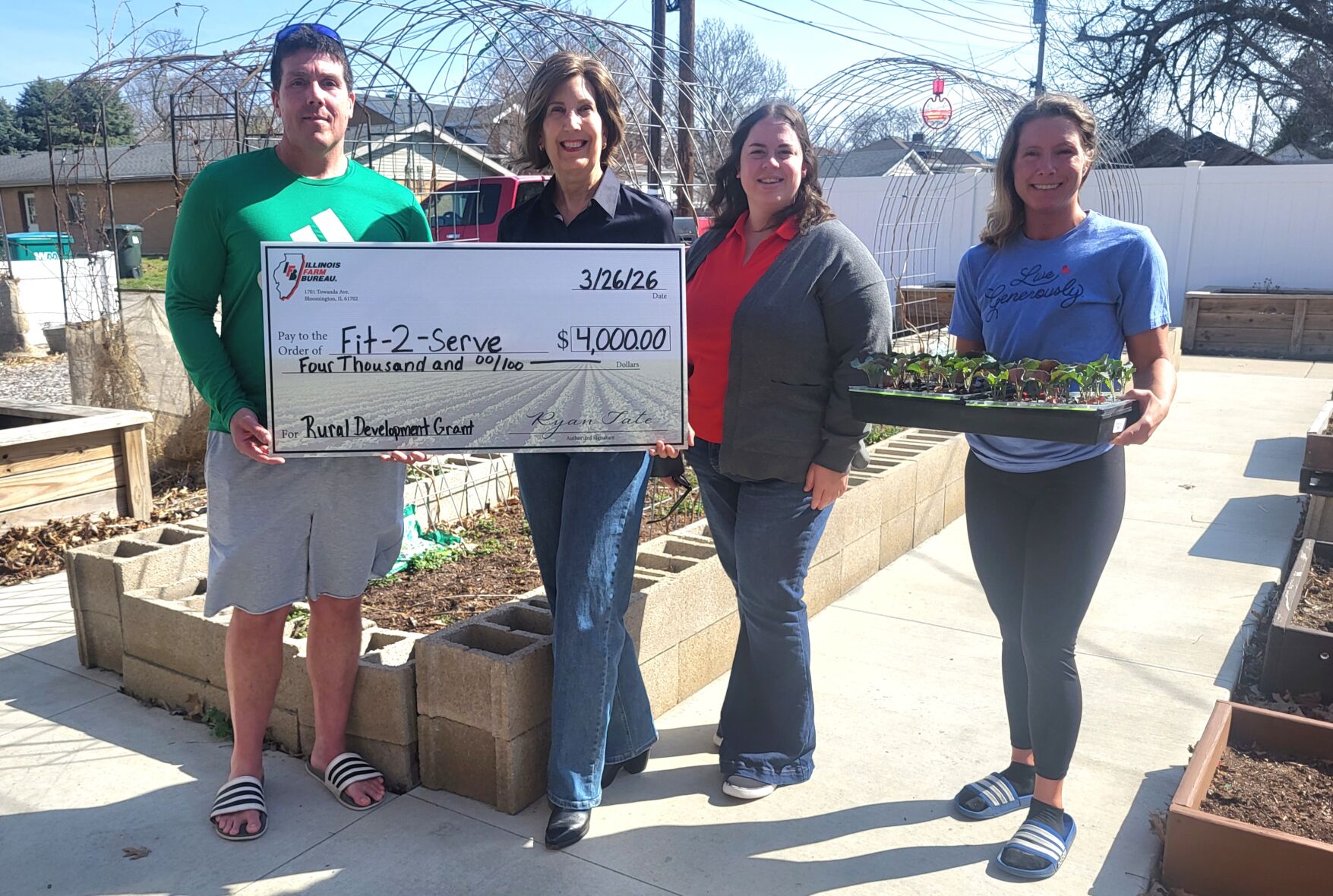 Farm Bureau awards grants to Fit-2-Serve, Mattoon PD