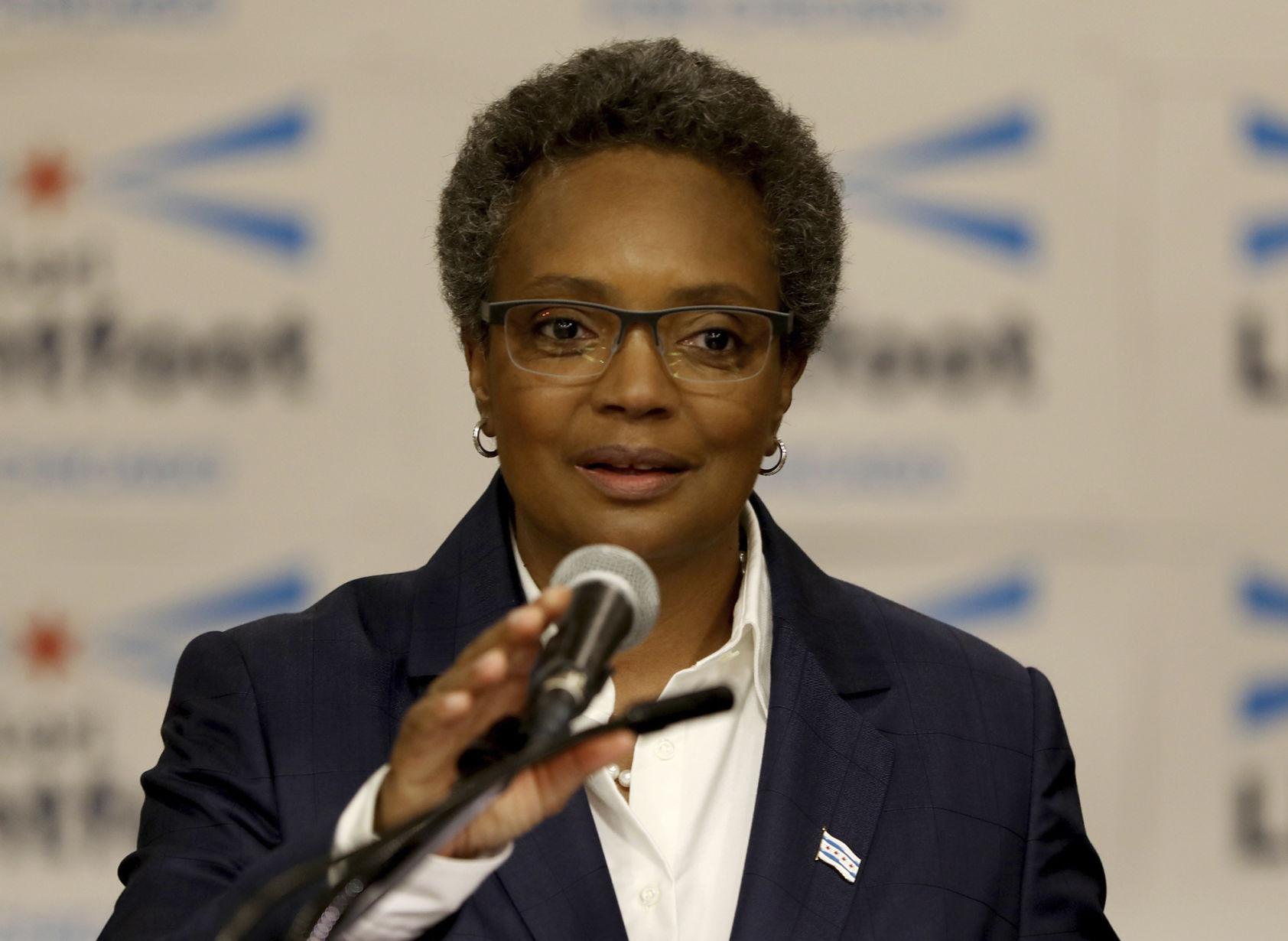 Lightfoot to be Chicago's 1st black female mayor