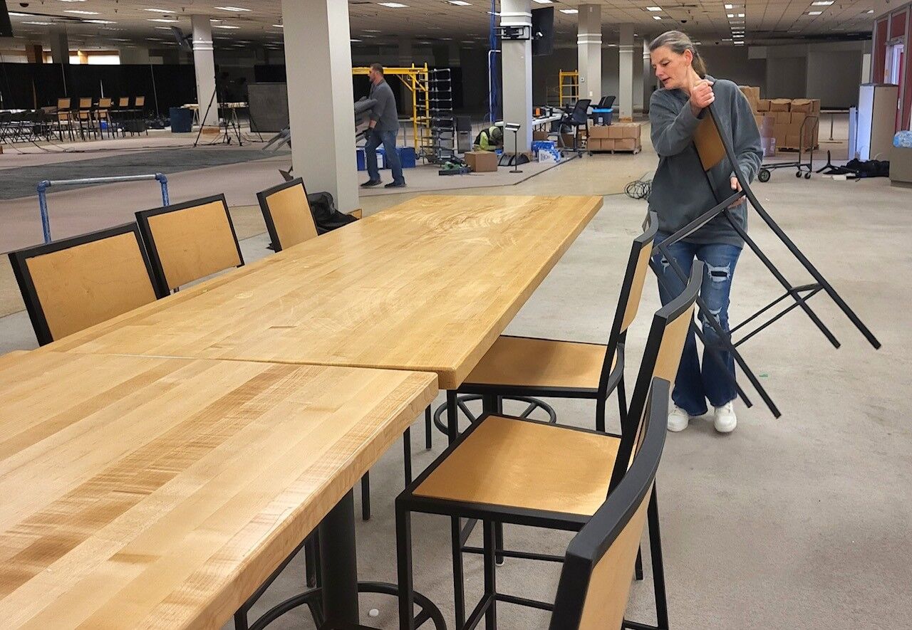 Photos: Mattoon Fields Church moves into temporary location at mall