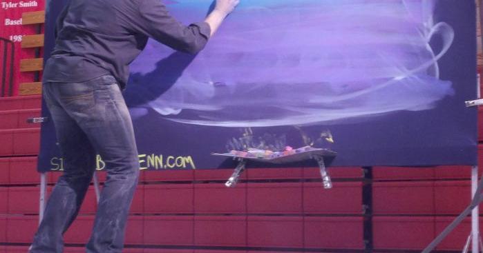 PHOTOS: The Chalk Guy/Eighth Grade Career Conference