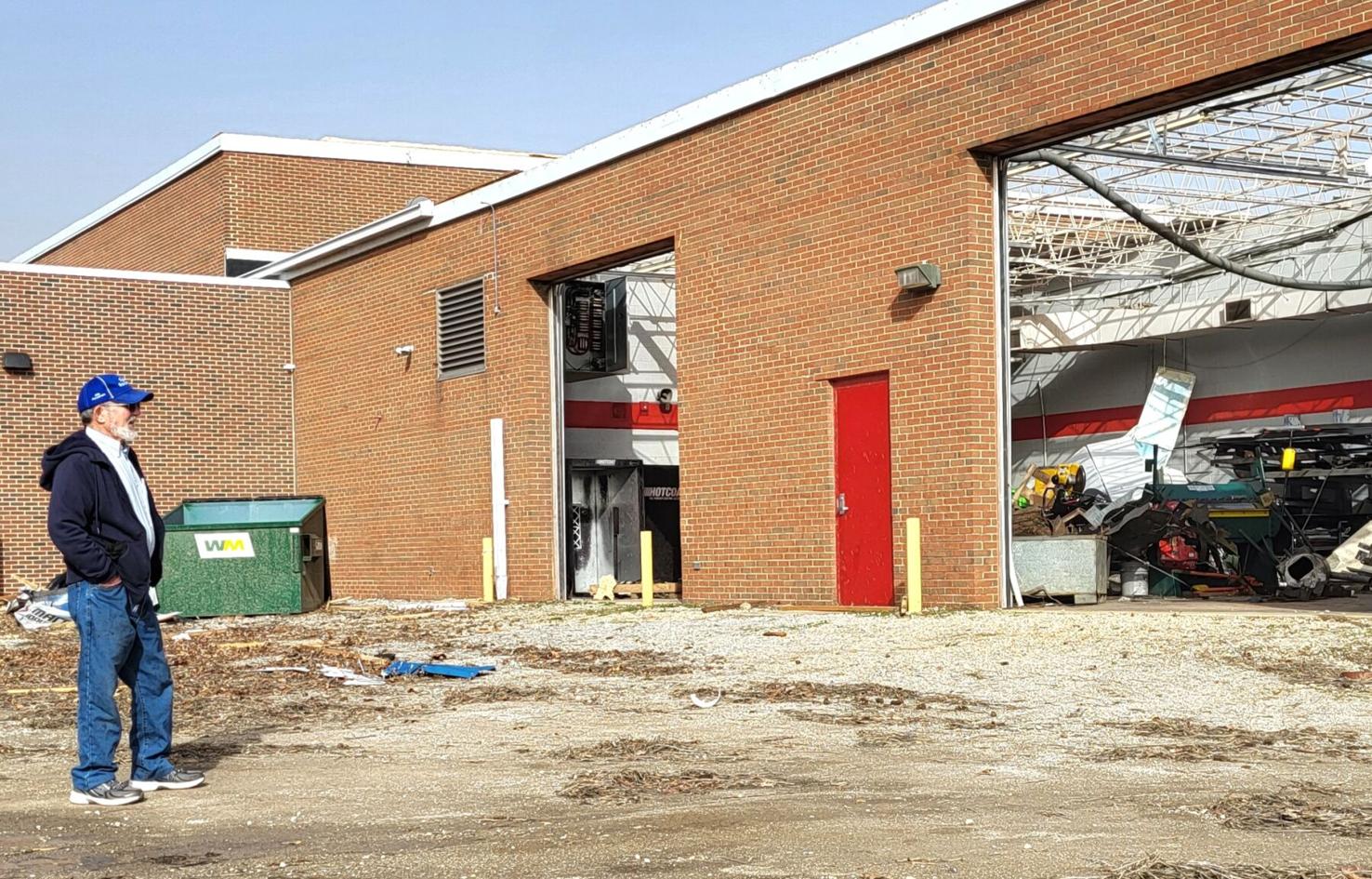 Part of Neoga Junior-senior High 'unsafe" after tornado
