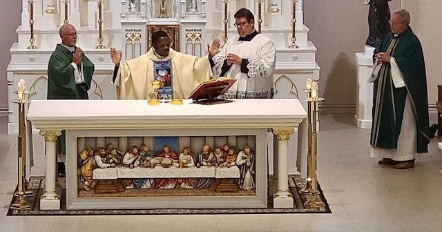 Father Peter Chineke visits Immaculate Conception