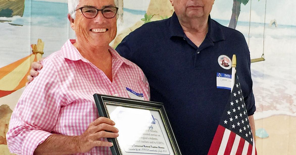 Mattingly honored by retired teachers