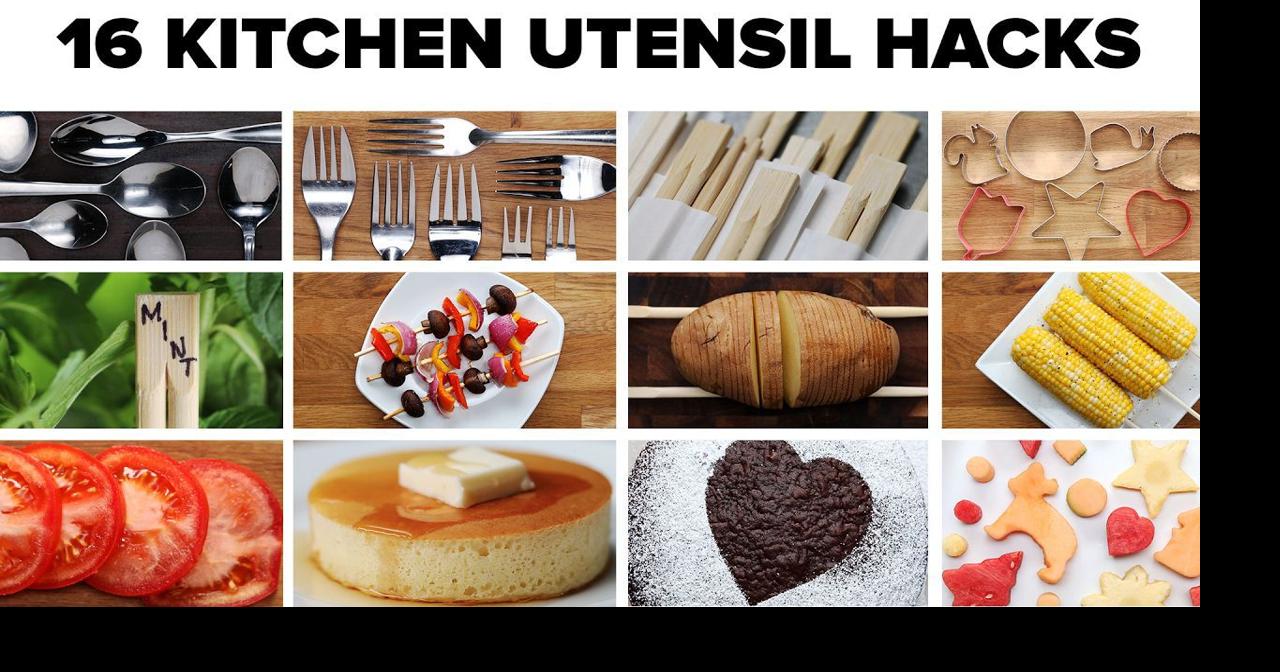 16 Kitchen Utensil Hacks