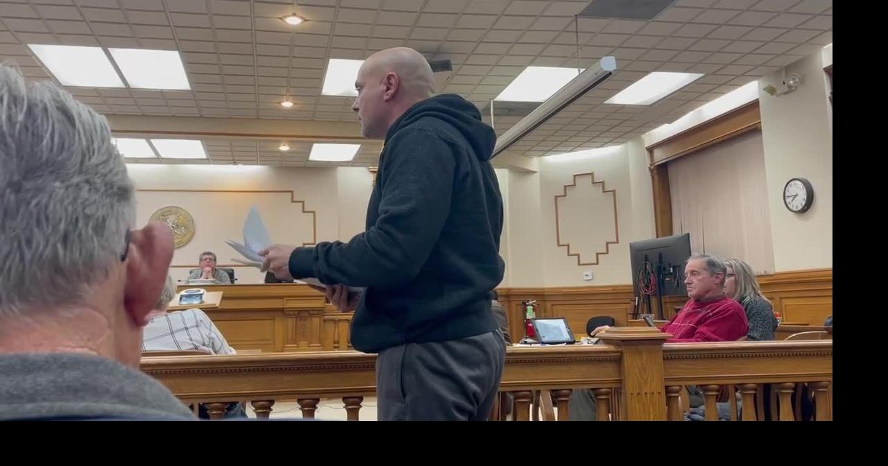 James Dinaso addresses Coles County Board