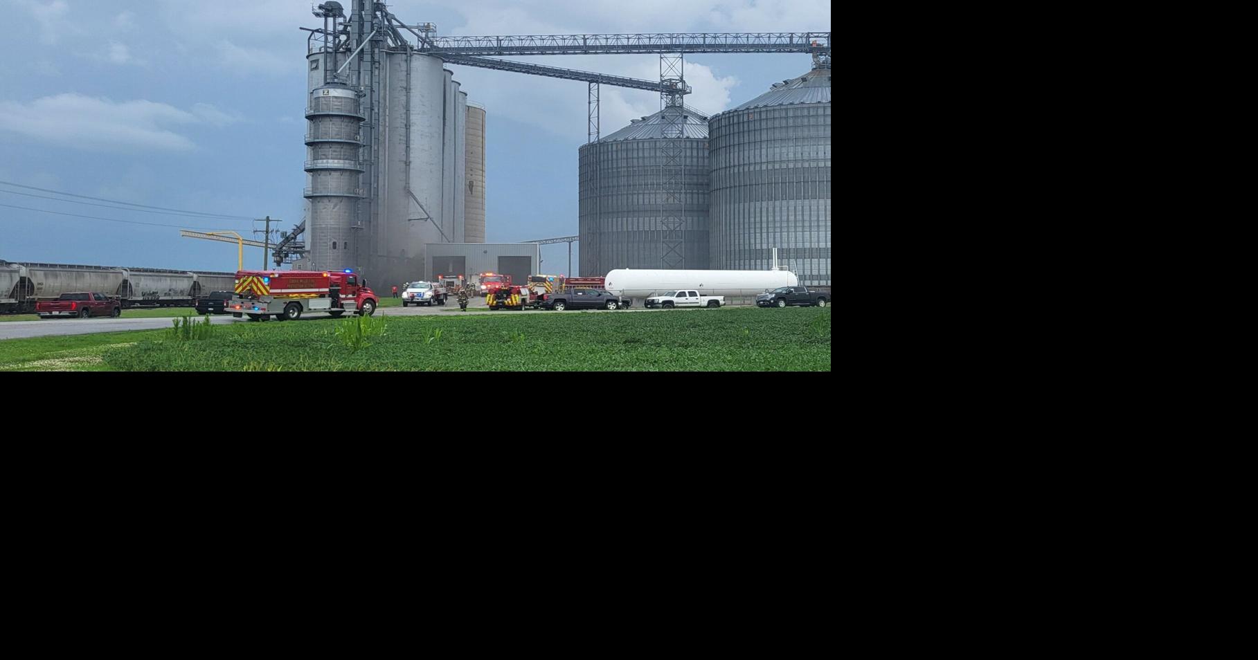 Crews battling fire at Primient grain elevator west of Mattoon
