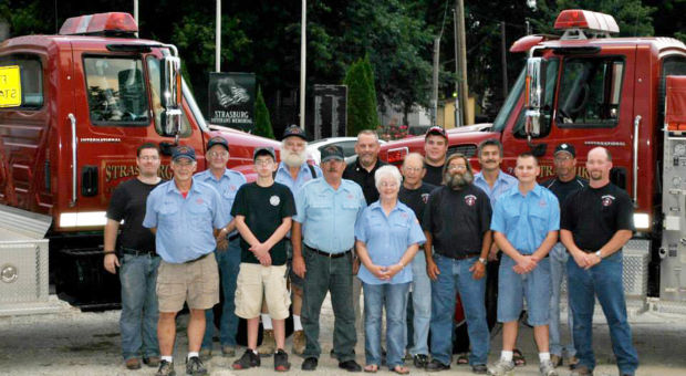 Volunteer firefighters honored at Strasburg Hog Roast event