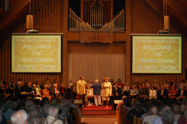 Homecoming Gospel Choir to be at First Baptist Church Sunday