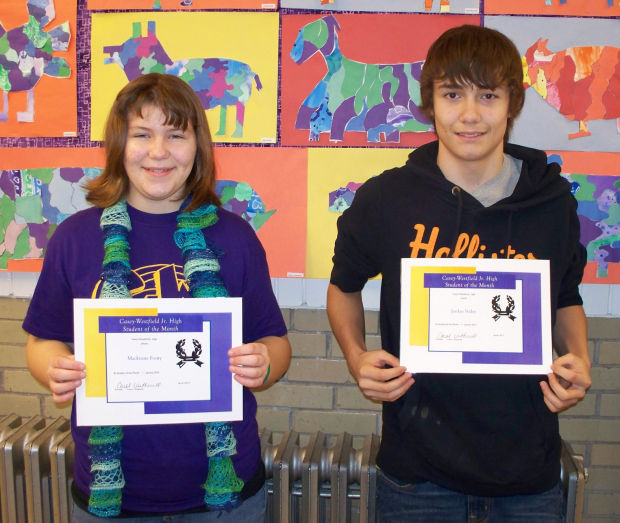 Fouty, Nidey honored at CWJHS