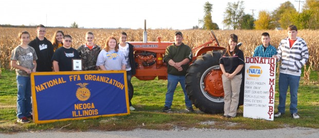 FFA, agriculture class students complete tractor project