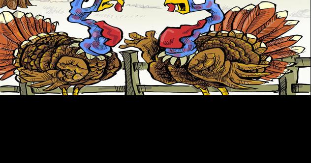 Gobble up these 14 political cartoons about Thanksgiving