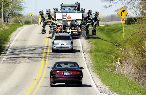 Caution urged with farm machinery on the roads