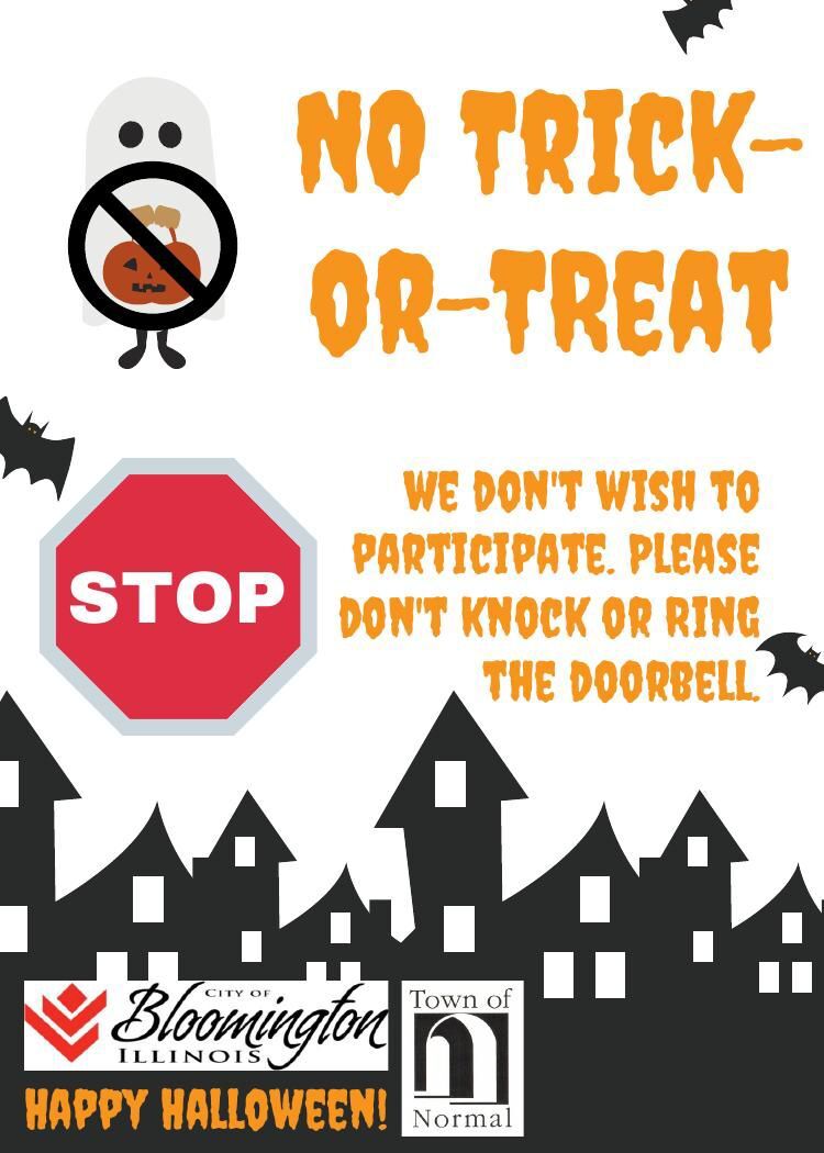 Bloomington-Normal police discourage door-to-door trick-or-treating ... Bloomington-Normal police discourage door-to-door trick-or-treating ...