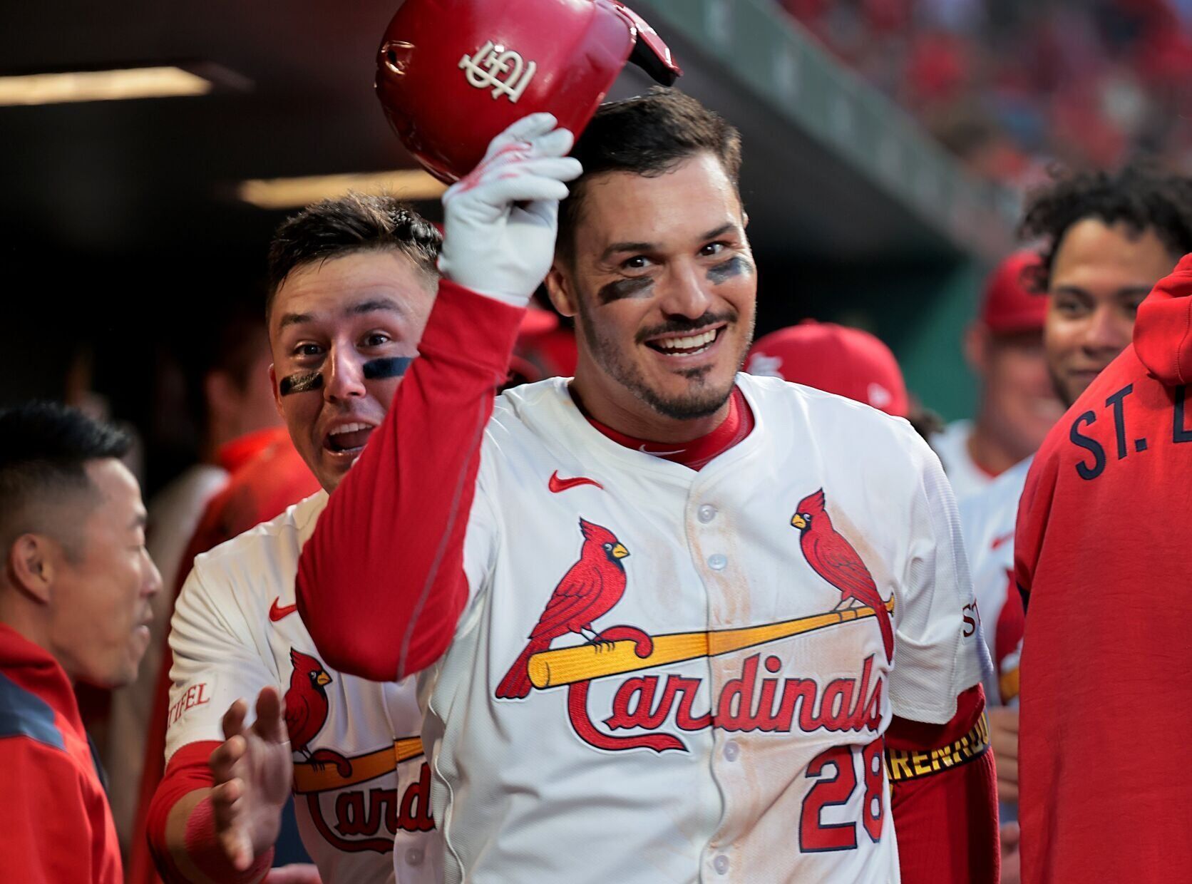 If Nolan Arenado is tradedby Cardinals, who plays third?