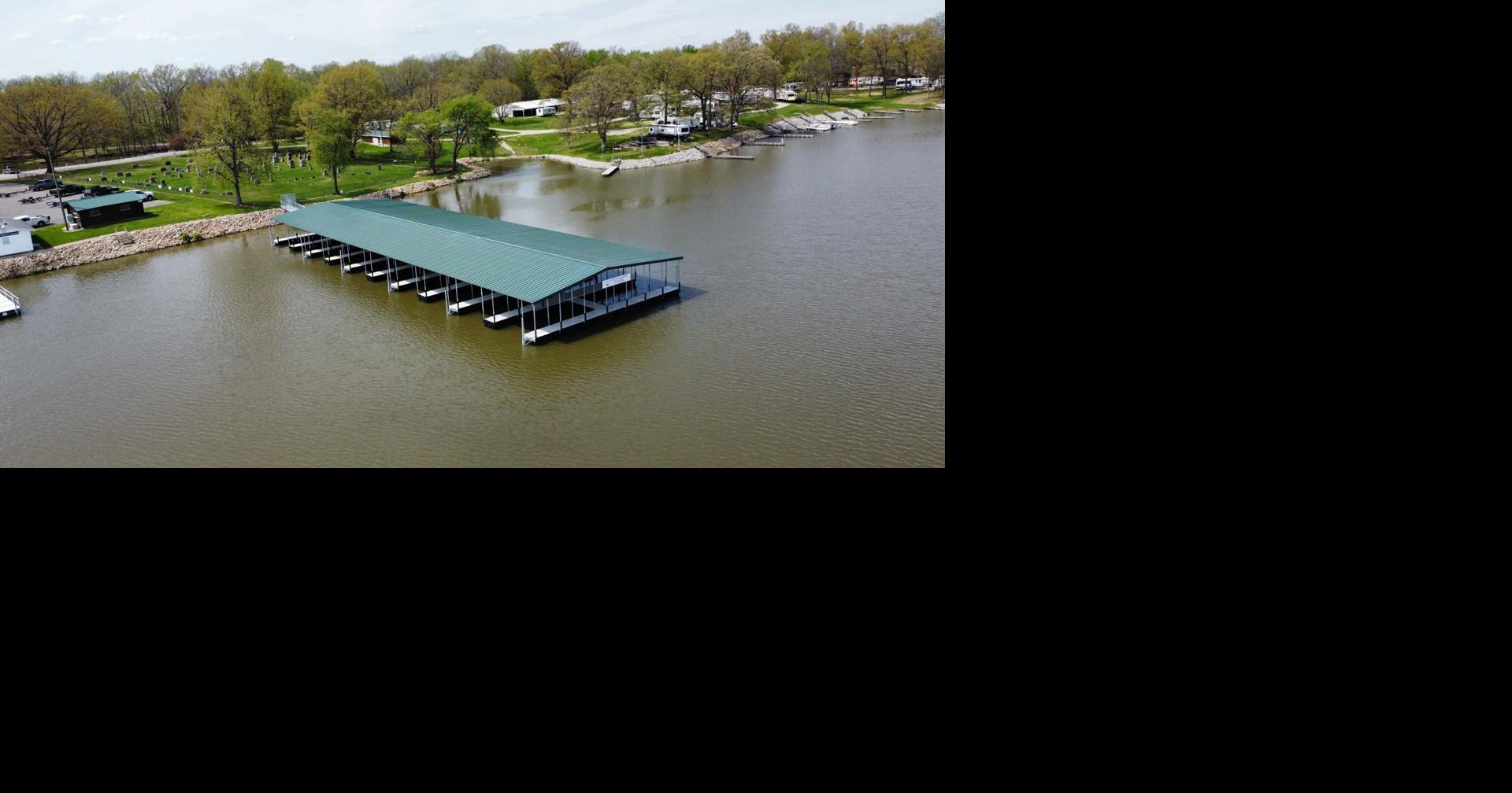 New covered boat slips installed at Lake Mattoon