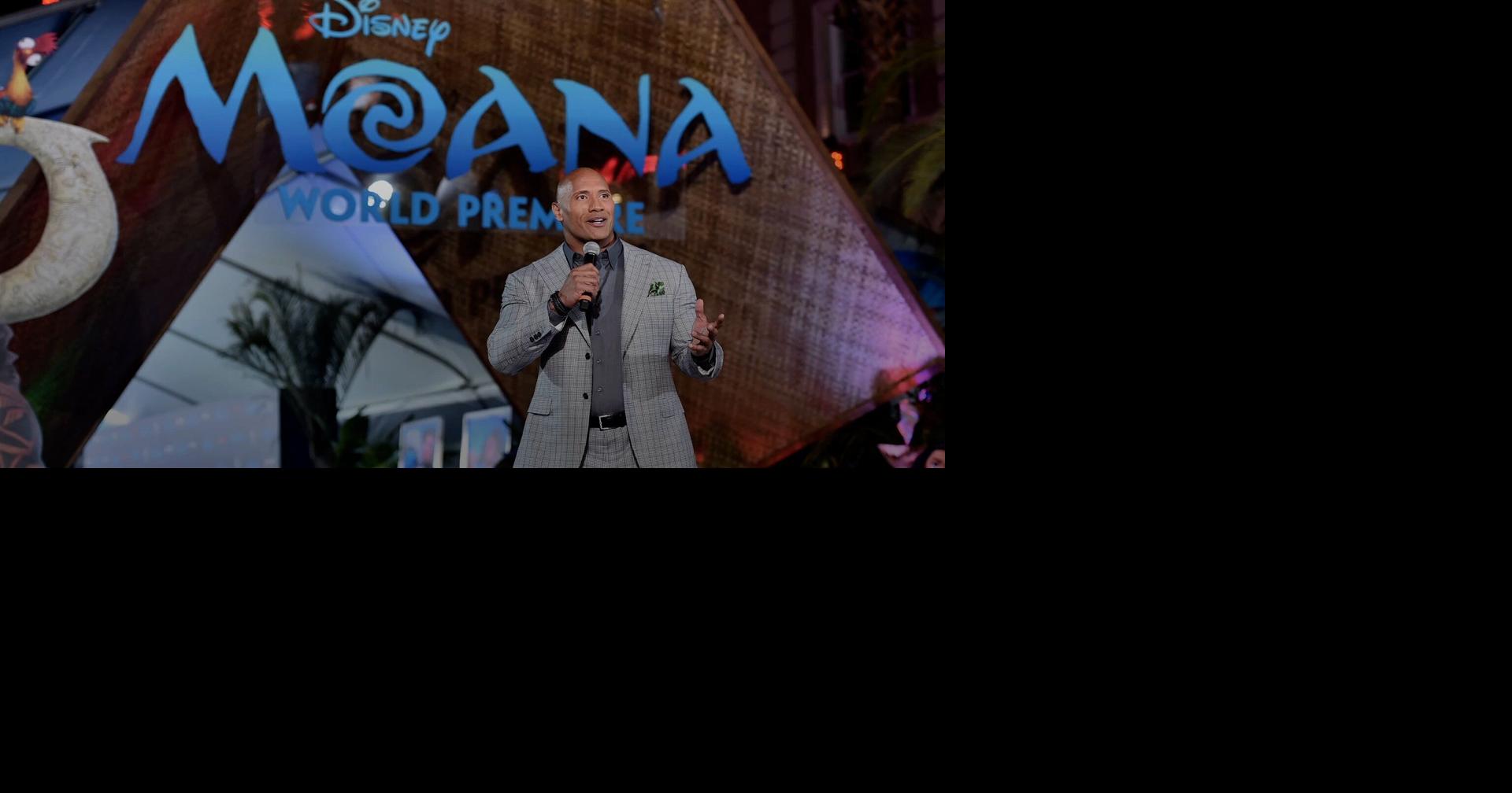 Dwayne Johnson working on live-action adaptation of 'Moana'