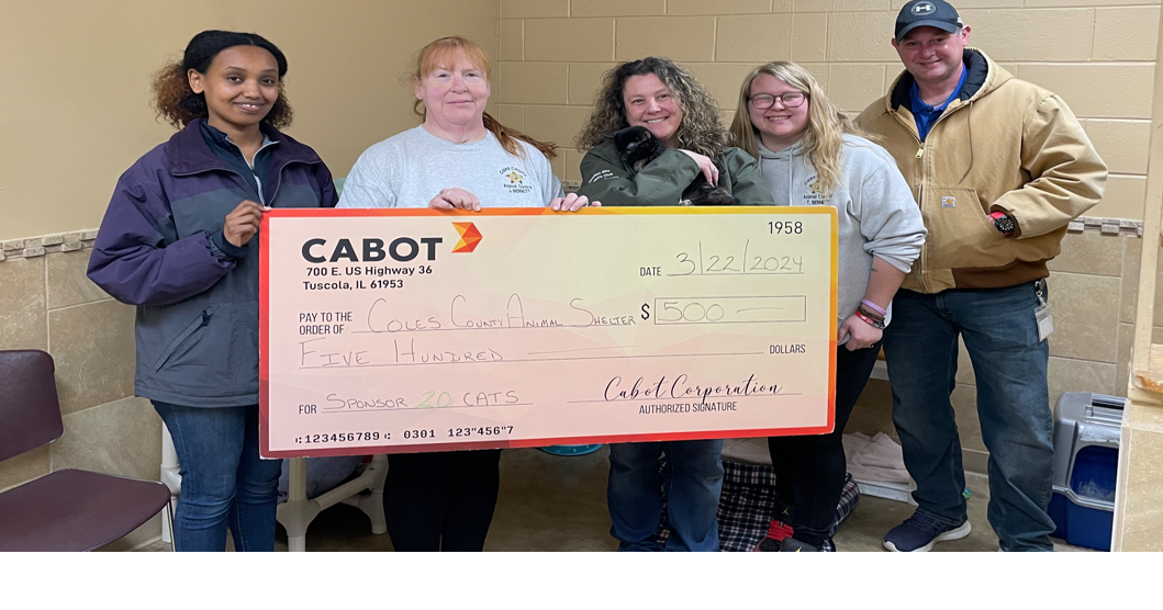 Cabot sponsors 20 cats at Coles County Animal Shelter