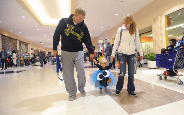Cross County Mall helps salvage a soggy Halloween