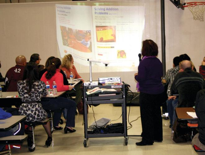 Parents go back to school for Family Math Night | Local-news ...