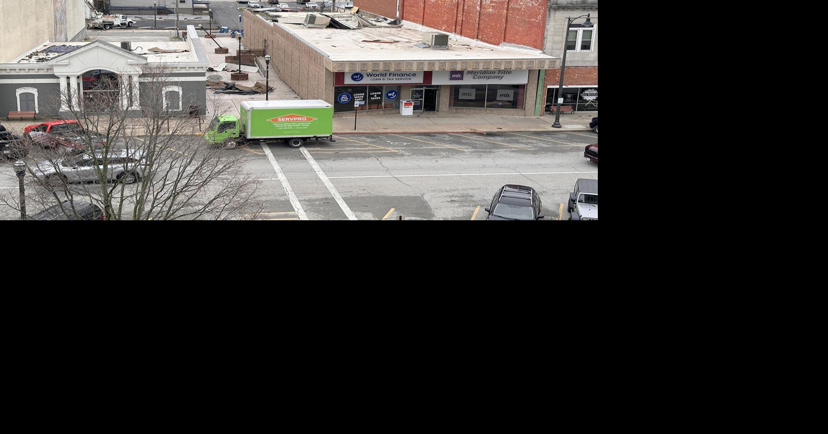 Severe storm late Monday causes damage on Carthage square | Local News ...