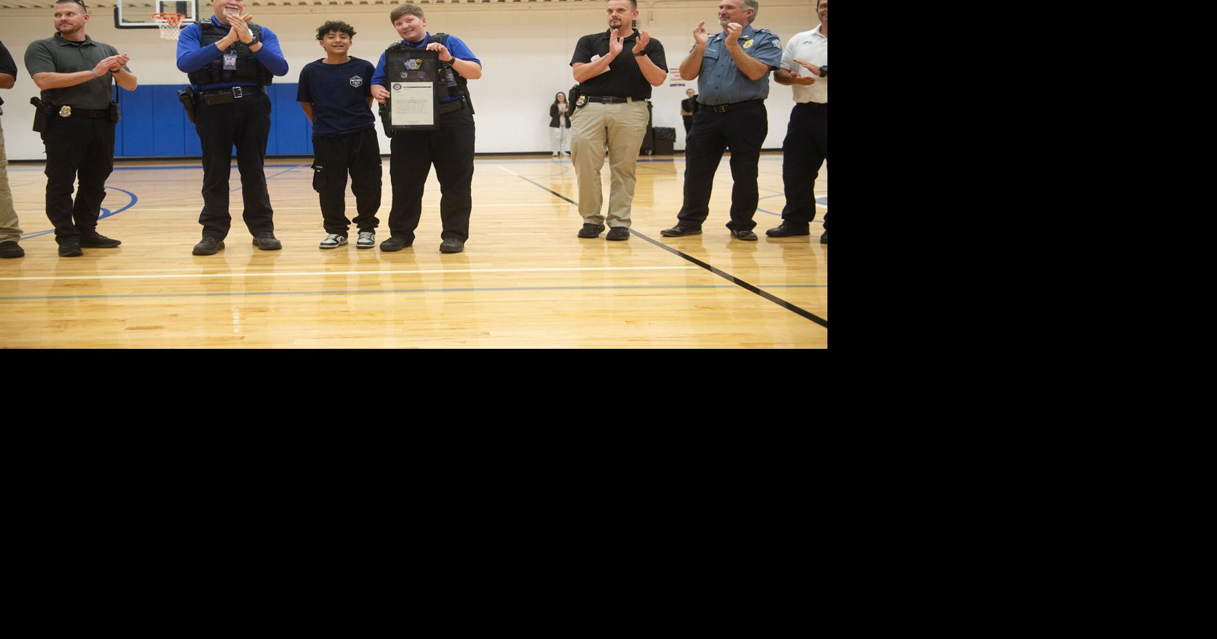 Police, fire departments honor Carthage Junior High student for saving ...