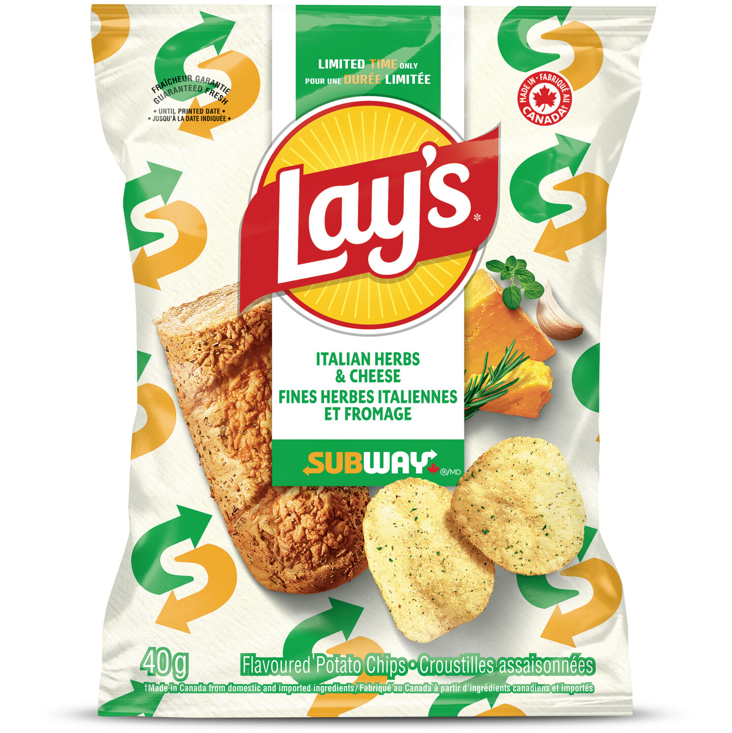 Subway® Canada and Lay’s® Launch Iconic Italian Herbs & Cheese ...