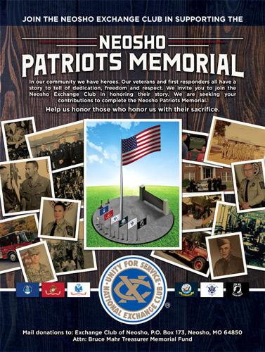 Neosho Exchange Club fundraising for flag memorial remodel | Local News ...