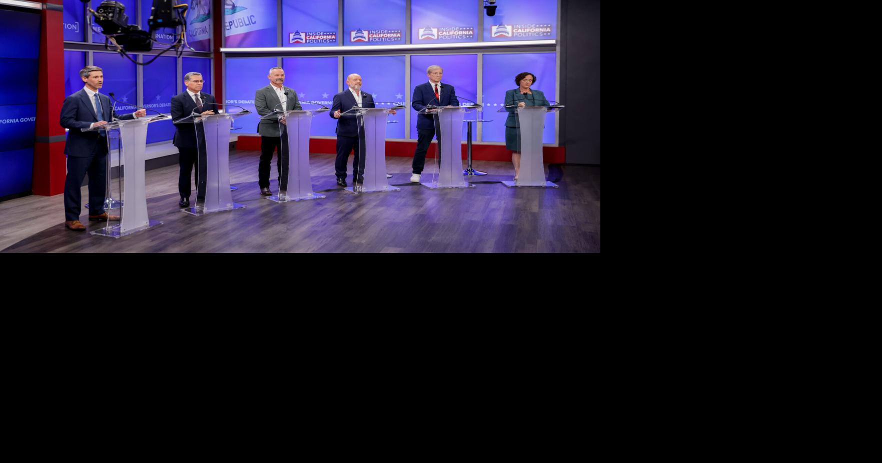 California's woes at the center of debate among leading candidates for ...