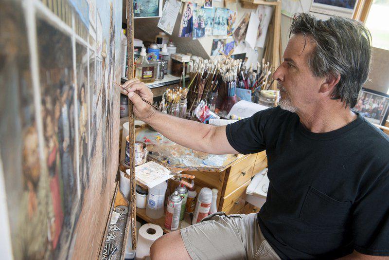 Nationally recognized artist Andy Thomas paints a glimpse of the future ...