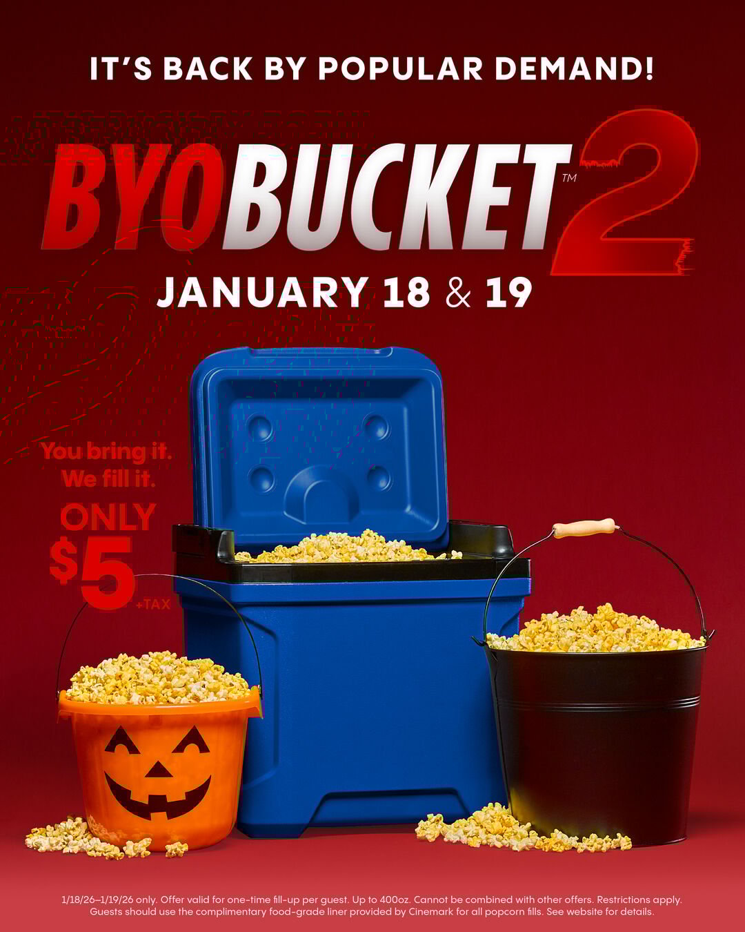 Cinemark and Lowe’s Build Upon Fan-Favorite Bring Your Own Bucket Event ...