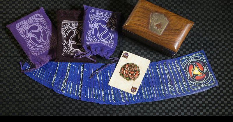 Joe Hadsall: Liquid Blue playing cards, artist's first and only deck ...