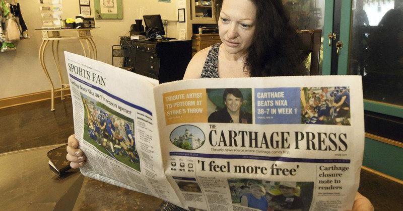 Carthage Press ceases publication after 134 years | Local News ...