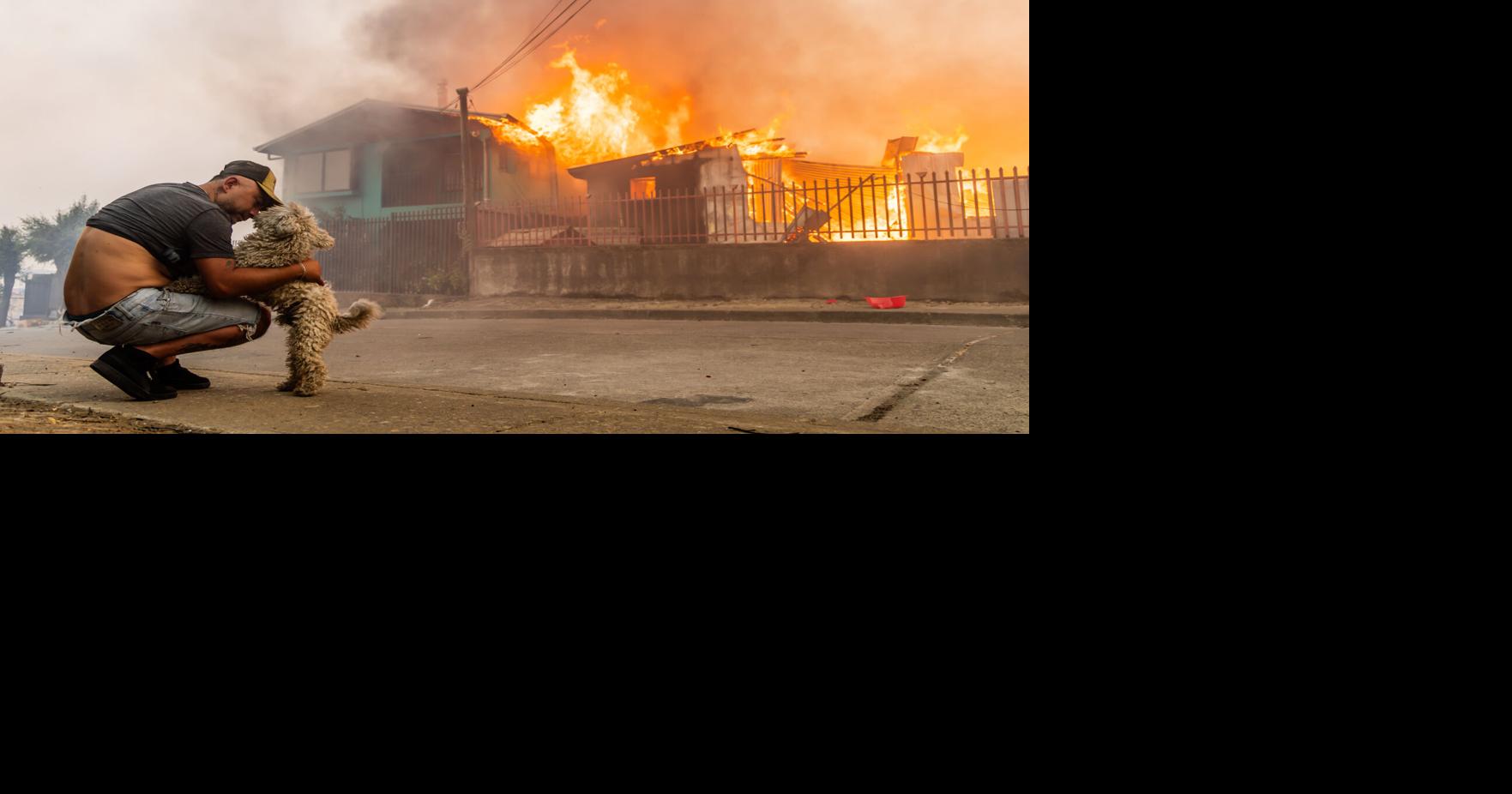 Photos show wildfires burning in Chile | National News | joplinglobe.com