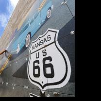 Galena’s Route 66 tile mural being installed | Local News | joplinglobe.com