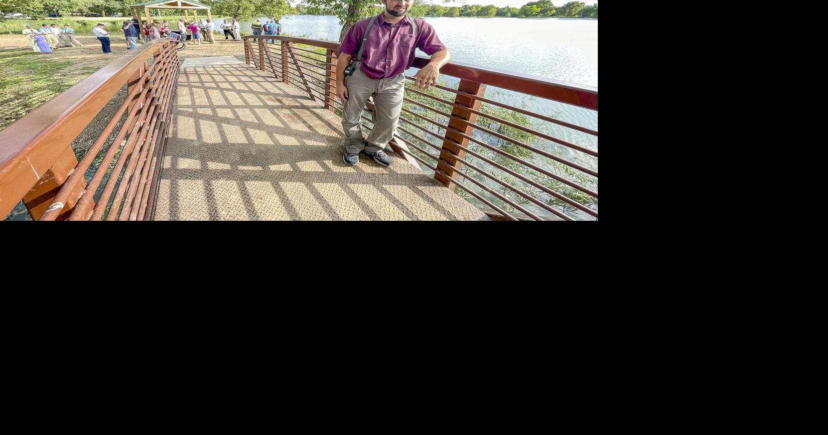 New Kellogg Lake walking bridge dedicated in Carthage | Local News ...