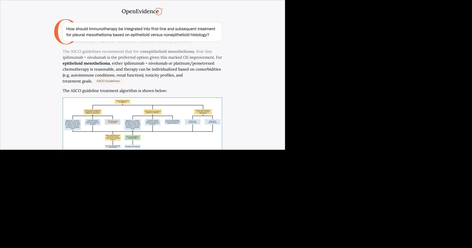 OpenEvidence Integrates ASCO Guidelines, Figures and Flowcharts into ...
