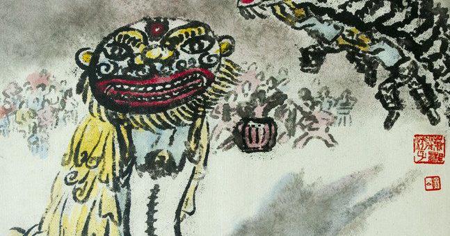 Splashed together: Artist Edward Lee's splash-ink style mixes Eastern ...