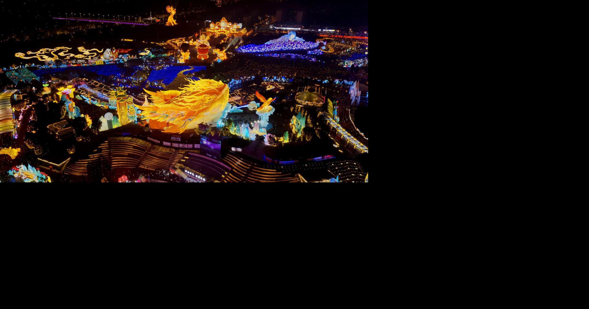 The 32nd Zigong International Dinosaur Lantern Festival Lights Up ...