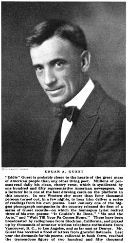 Bill Caldwell: Edgar Guest was the 'Poet of the People' | Local News ...