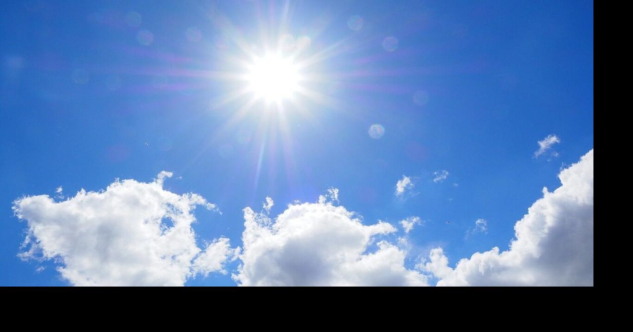 Slight chance of rain showers Monday, sunny skies and dry conditions ...