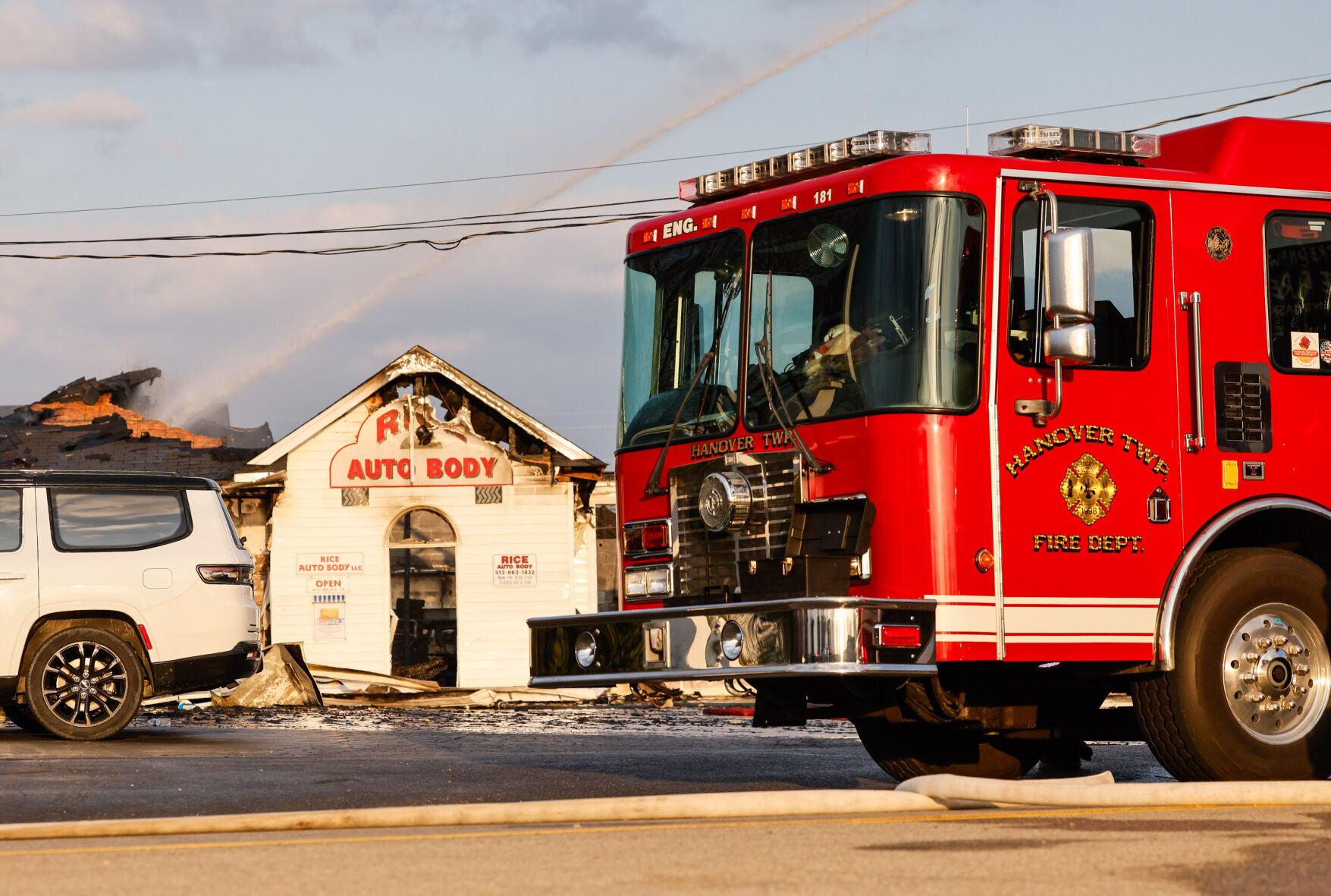 2 buildings at Rice Auto Body damaged in fire | Hamilton | journal-news.com