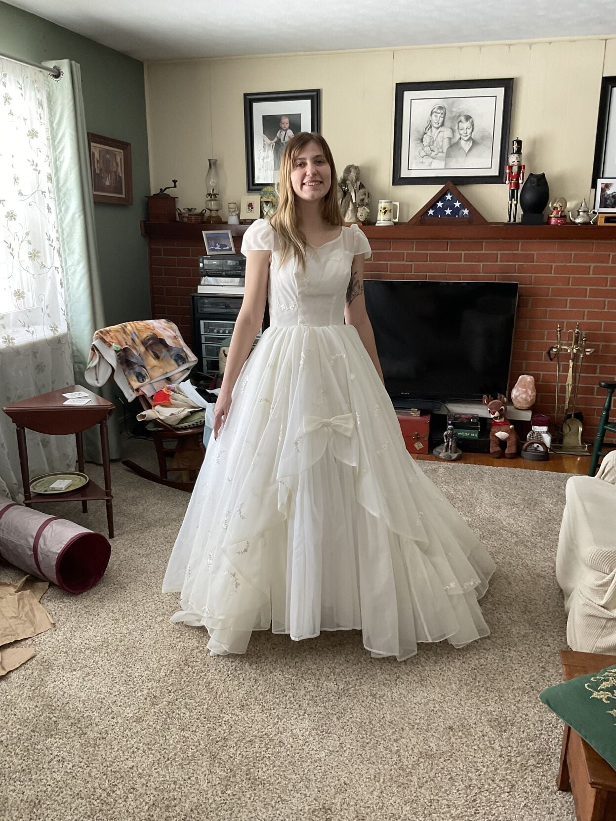 All in the family: Vintage bridal gowns and family heirlooms are ...