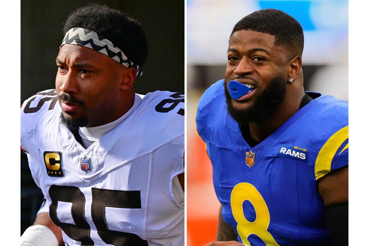 Browns trading Myles Garrett to Rams for Beavercreek native Jared Verse ...